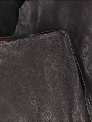 DIESEL® Leather Midi Skirt