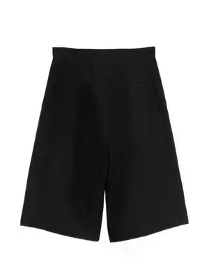 Liu Jo Logo Button Detail Shorts - Black