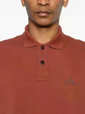Stone Island Button Polo Shirt - Red