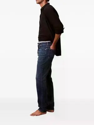 Calvin Klein Logo-patch Jeans - Blue