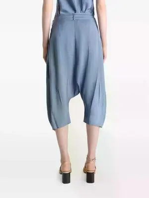 LEMAIRE Pleated Bermuda Shorts - Blue