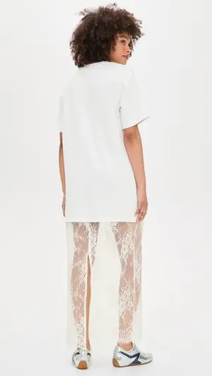 Endless Rose Mixed Media T-shirt Dress