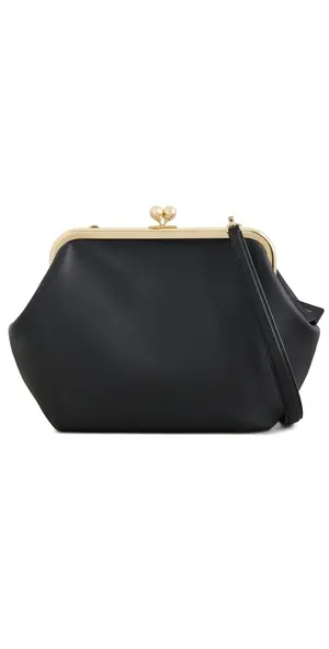COACH Kisslock Frame 27 Shoulder Bag - Black