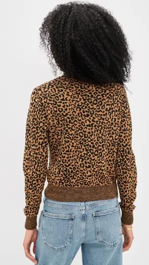 The Great. Shrunken V Neck Cardigan
