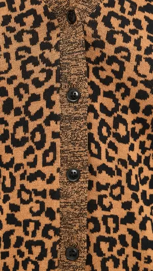 The Great. Shrunken V Neck Cardigan