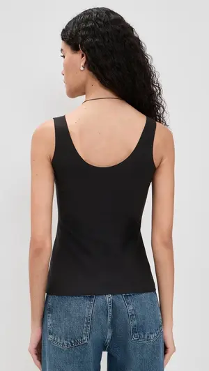 Commando Cotton Tank - Black