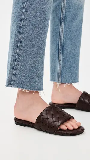 SIMONMILLER Woven Salerno Sandals - Chocolate