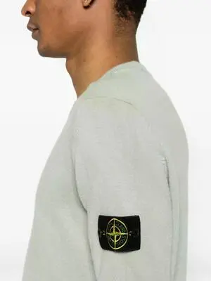 Stone Island Logo-patch Sweater - Grey