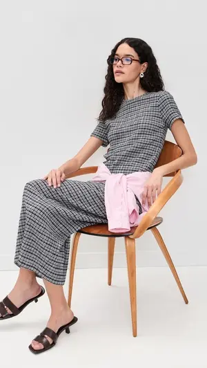 Vince Short Sleeve Crewneck Blouse