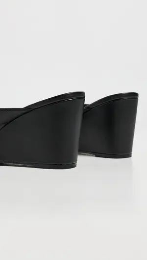 SIMONMILLER Soleil Wedges - Black/silver