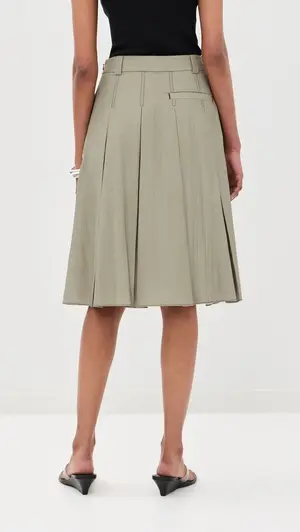 3.1 Phillip Lim Pleated Knee-length Skirt
