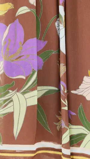 ALEMAIS Alfie Ruched Pants - Chocolate