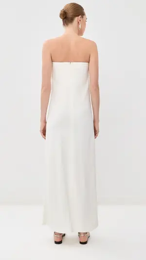 Co Strapless Maxi Dress - Ivory