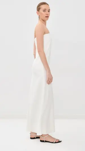 Co Strapless Maxi Dress - Ivory
