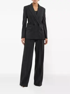 Rebecca Vallance Harri Pinstripe Double-breasted Blazer