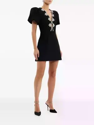 Rebecca Vallance Harlynn Puff-sleeve Mini Dress