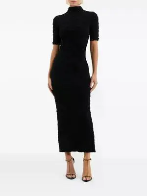 Rebecca Vallance Dayton Mock-neck Midi Dress