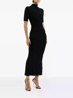 Rebecca Vallance Dayton Mock-neck Midi Dress