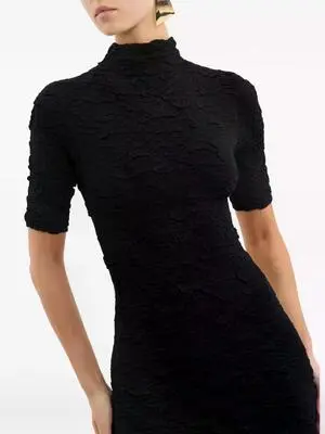 Rebecca Vallance Dayton Mock-neck Midi Dress