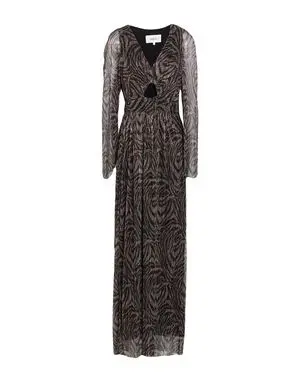 Ba&sh Maxi Dress Polyester Metallic Fiber