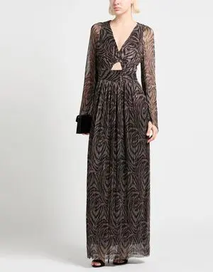 Ba&sh Maxi Dress Polyester Metallic Fiber