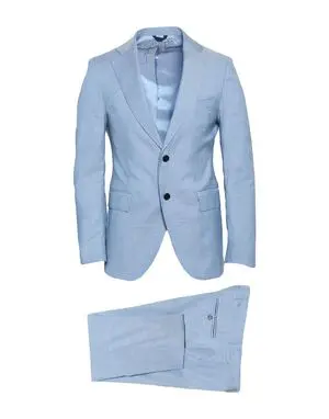 TOMBOLINI Suit Size Wool, Viscose, Elastane - Blue
