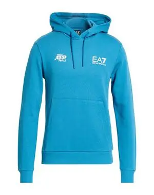 EA7 Atp Finals" Printed Cotton French Terry Hoodie