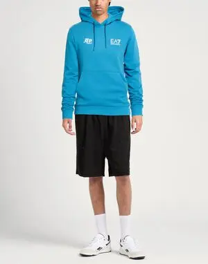 EA7 Atp Finals" Printed Cotton French Terry Hoodie