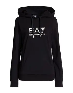 EA7 Cotton-blend Sweatshirt - Black
