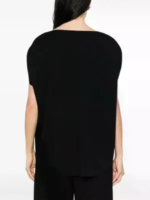 ALLUDE Boatneck Blouse