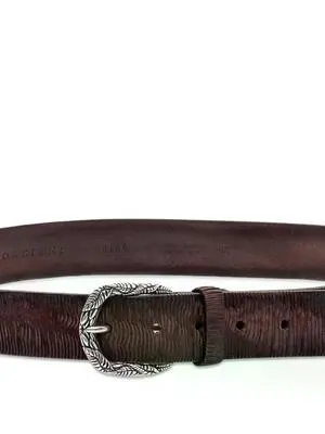 Orciani Blade Embossed Belt - Brown