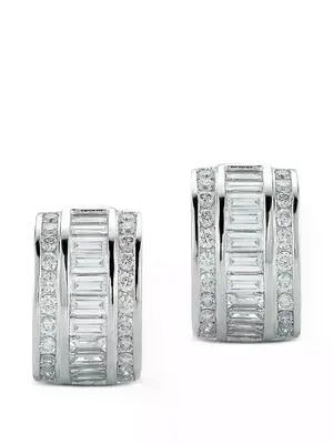 Mateo Diamond Half-hoop Earrings