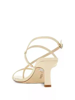 AeydĒ Elise Toe Post Sandals - Neutrals