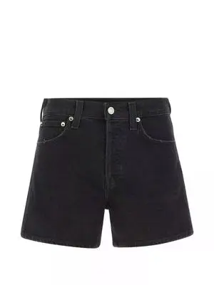 AGOLDE Five-pocket Denim Shorts - Black