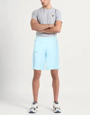 PANGAIA Organic Cotton French Terry Bermuda Shorts - Sky Blue