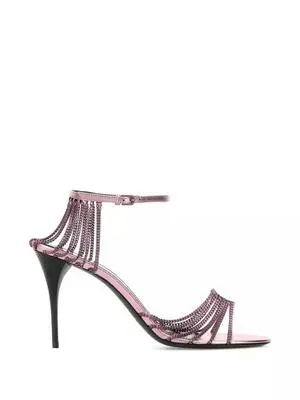 Saint Laurent Chain Link Detailing Sandals For Women