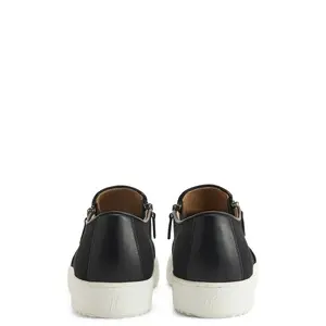 GIUSEPPE ZANOTTI Textile Slip-on Sneaker - Black