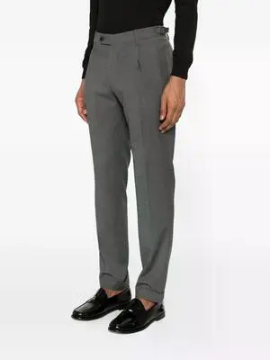 BERWICH Pleated Trousers - Grey