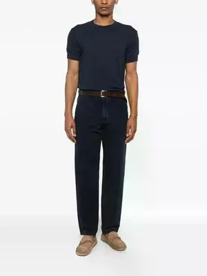 BERWICH Buttoned Trousers - Blue