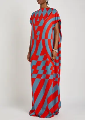 Dries Van Noten Diria Printed Maxi Dress