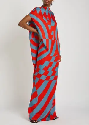 Dries Van Noten Diria Printed Maxi Dress