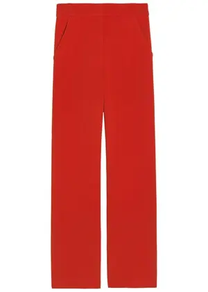 Veronica Beard Tonelli Wide-leg Jersey Trousers