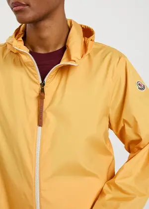 Moncler Fegeos Hooded Shell Jacket - Yellow