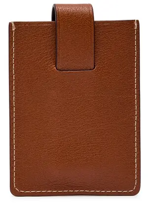 METIER Leather Card Holder - Brown