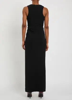 Sportmax Cut-out Crepe-jersey Maxi Dress