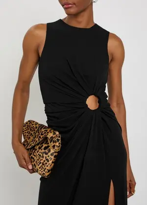Sportmax Cut-out Crepe-jersey Maxi Dress
