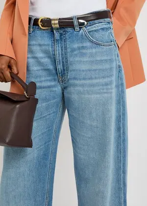 Stella McCartney Curved-leg Denim Jeans
