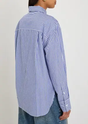 Rag & Bone Striped Cotton-poplin Shirt