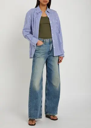 Rag & Bone Striped Cotton-poplin Shirt
