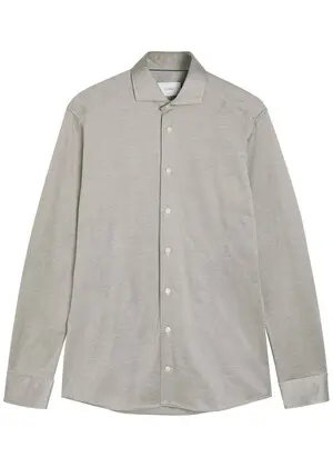 Eton Cotton Shirt - Brown